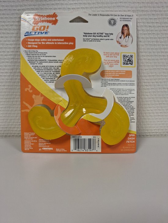 Nylabone Go Active 3 Point Tug Fling | bol