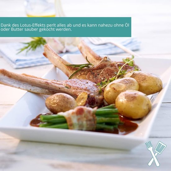 Cerafit Fusion pan 20 cm met glazen deksel (2 delen) kookpan voor ...