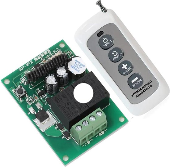 12V-24V-30V DC Motor Speed Controller Wireless Remote Control Switch ...
