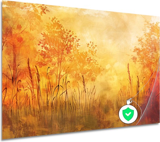 Natuur wanddecoratie - Onderwerp poster - Muurdecoratie Gras ...