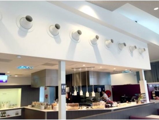 Jet rooster kort voor wandmontage - aansluiting op flexibele slang Ø ...