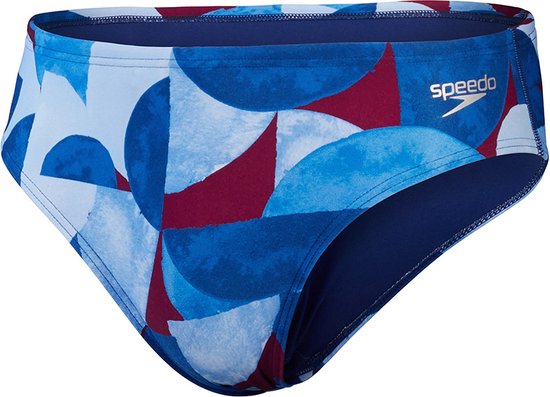 Speedo zwemslip 8cm eco allover digital blauw - S | bol