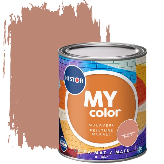 Histor MY Color Muurverf Extra Mat - Reinigbaar - Extra Dekkend - 2.5L ...