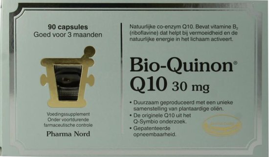 Pharma Nord Bio-Quinon Q10 30 mg - 90 capsules - Q10 preparaat | bol