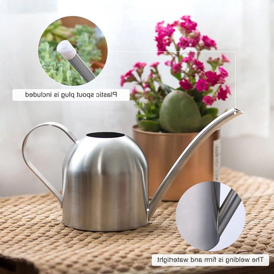Gieter ultradun design roestvrij staal 1000 ml - moderne uitstraling ...