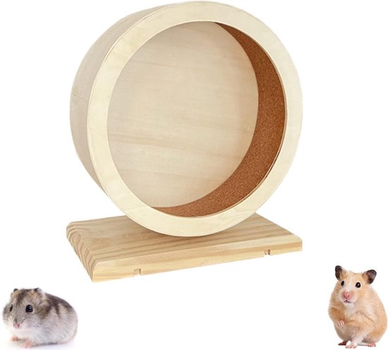 Wielen - Stil Houten Loopwiel voor Hamsters - Oefenwiel voor Beweging en Herstel van... | bol