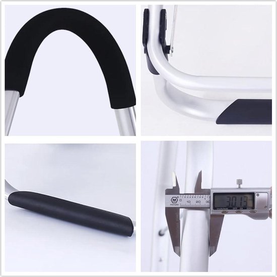 Opvouwbare Utilitywagen 2 Wielen - Hoog Handvat 40 Inch - Oxford ...