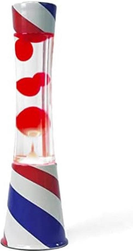 Lavalamp - Rood & Wit - 39 cm - Lava Lamp - Lavalampen | bol