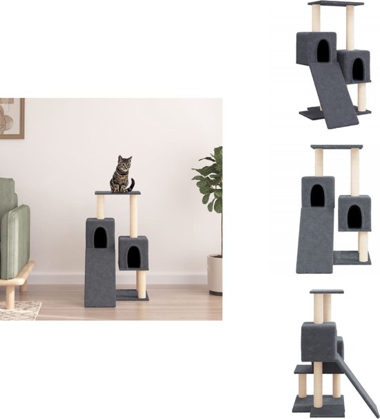 vidaXL Krabpaal - Krabpalen - Kattenpaal - - Kattenmeubel met sisal ...