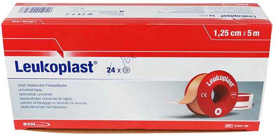 Leukoplast hechtpleister, op spoel, 5mx1,25cm, 1st (1521) | bol