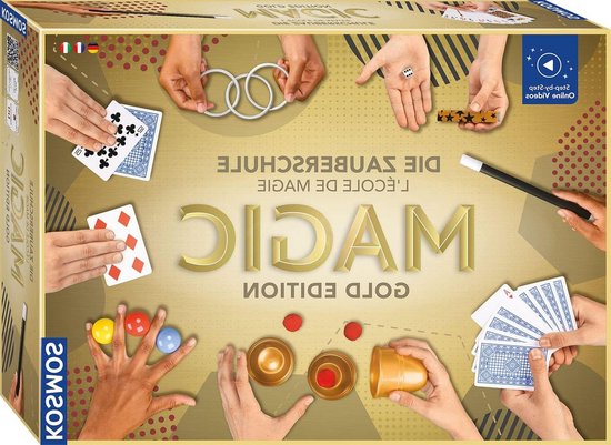 Goocheldoos voor kinderen - Magic Gold Edition - Zauberkasten ...