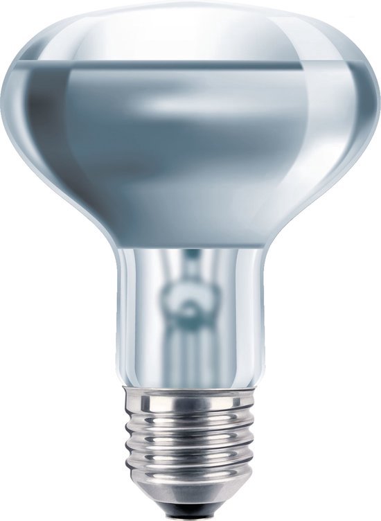 PHILIPS SPOTONE R80 SPOT - 100 WATT - E27 - DIMBAAR - INCANDESCENT ...