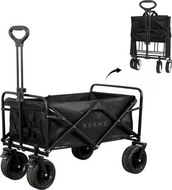 Bolderkar - Opvouwbaar Bolderwagen - Draaibare Wielen - 80 KG ...