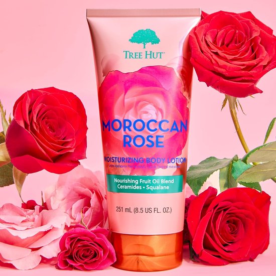 Tree Hut - Moroccan Rose Moisturizing Body Lotion - Luxurious formula ...