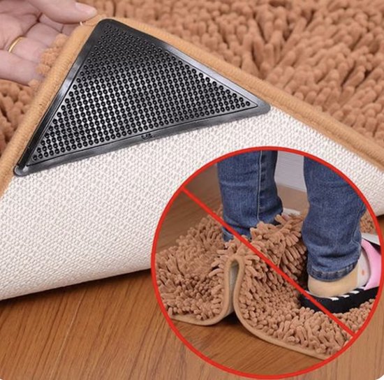 Tapijt grip - Antislip stickers - tapijt - vloerkleed - tape ...