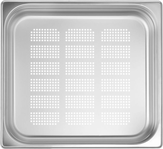 Stoomovenpan 2/3 40mm Profi Line, geperforeerd | bol