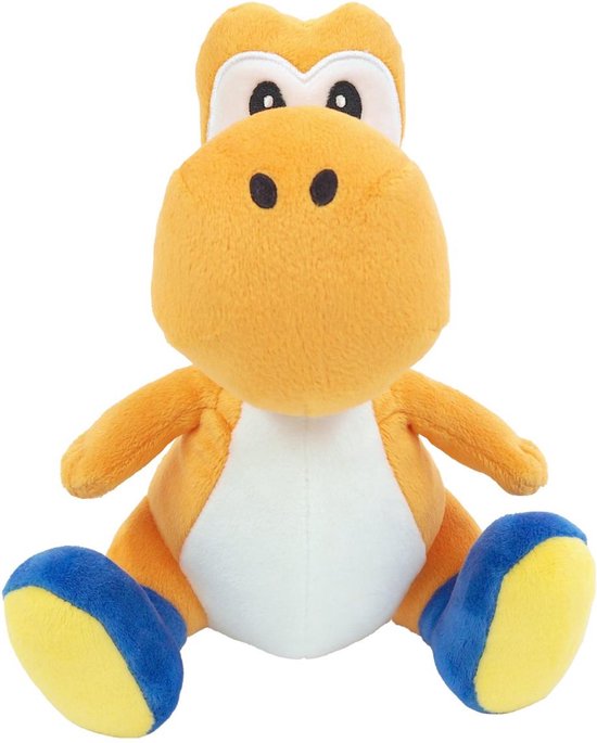 SUPER MARIO - Orange Yoshi - Plush 20cm | bol