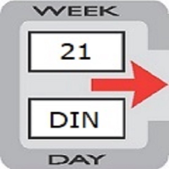 Week/Day fifo 1000 HACCP labels + Plastic houder - afwasbaar ...