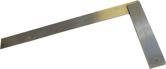 Silverline Blokhaak - Winkelhaak - RVS - 300 mm - DIN875/1 | bol