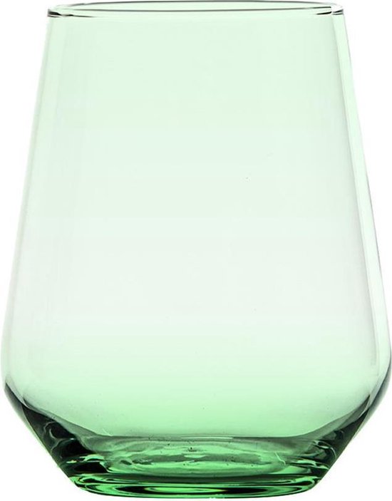 Waterglas Allegra Groen 430ml ( Set van 6 ) | bol.com