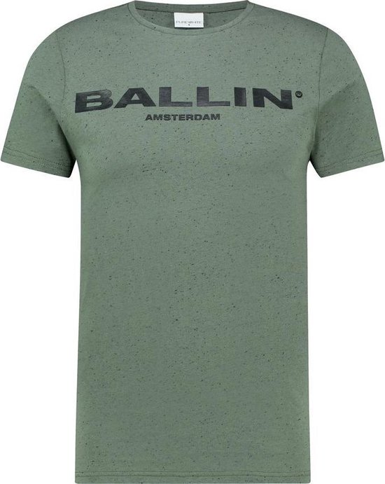 Ballin Amsterdam Mixed Logo T-shirt Green Black | bol.com