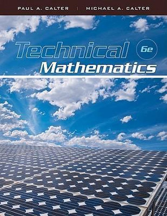 Technical Mathematics | 9780470534922 | PA Calter | Boeken | bol.com