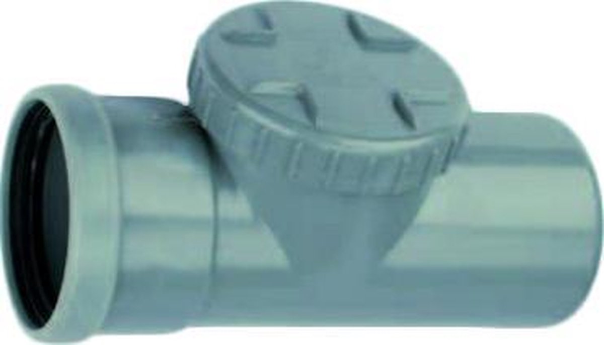 PVC Ontstoppingsstuk met schroefdeksel mof x spie 110 mm Wavin | bol.com