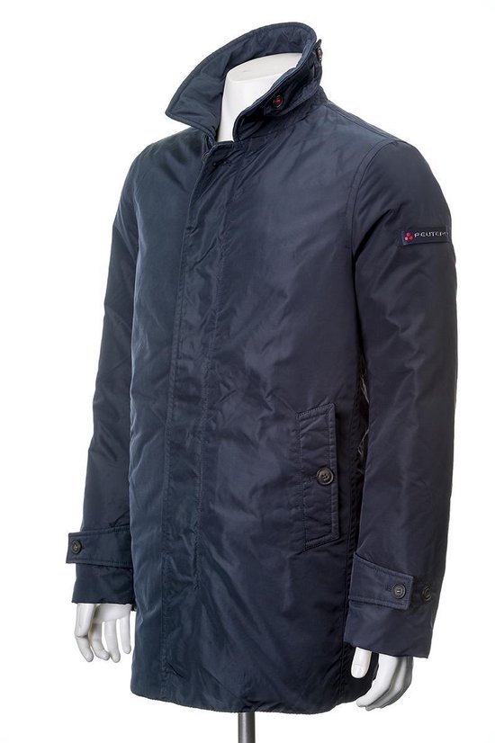 Peuterey Jas Lang - Heren - Maat L - Donkerblauw | bol