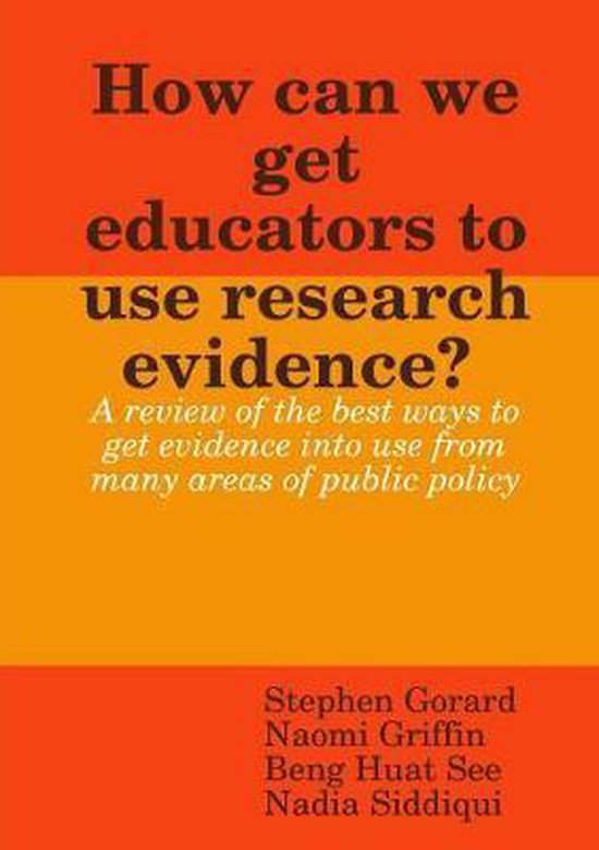 How can we get educators to use research evidence? | 9780244159160 ...