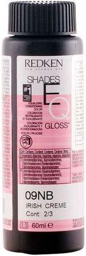 Redken Shades EQ Gloss 09NB Irish Creme 60 ml | bol.com