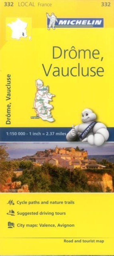 Dr鬽e Vaucluse Map, Michelin | 9782067210523 | Boeken | bol