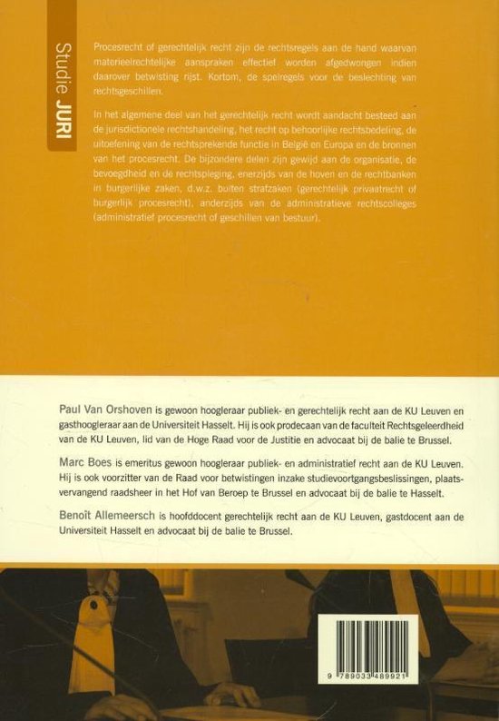 Studi Juri - Tussen gelijk hebben en gelijk krijgen | 9789033489921 | Paul van... | bol