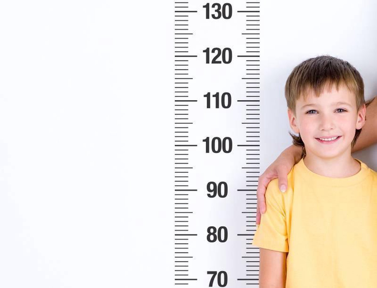 Meetlat muursticker - zwart | bol.com