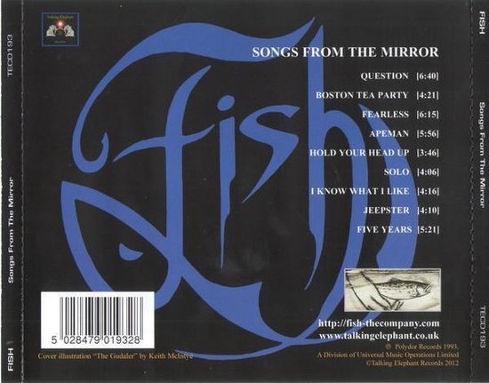 Songs From The Mirror, Fish | CD (album) | Muziek | bol.com