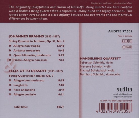 Mandelring Quartet - String Quartets (CD), Mandelring Quartet | Muziek | bol