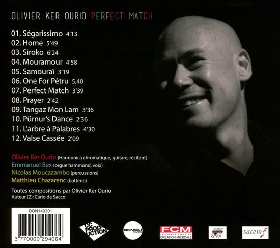Olivier Ker Ourio - Perfect Match (CD), Olivier Ker Ourio | Muziek ...