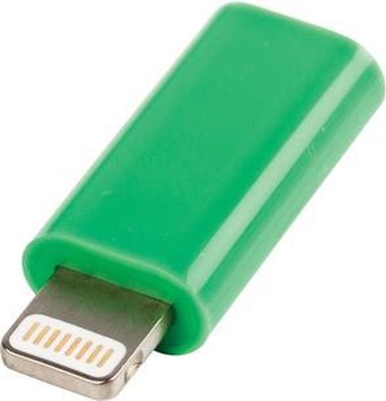 Lightning Adapter Apple Lightning - USB Micro B Female Green | bol