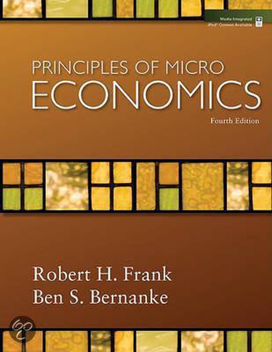 Principles of Microeconomics | 9780077341756 | Frank Robert | Boeken | bol