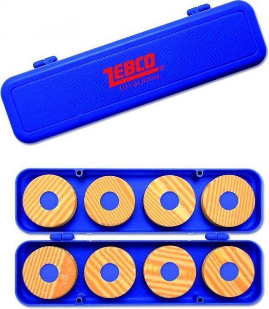 Zebco Box voor Platte onderlijnen - 8 klosjes | bol.com