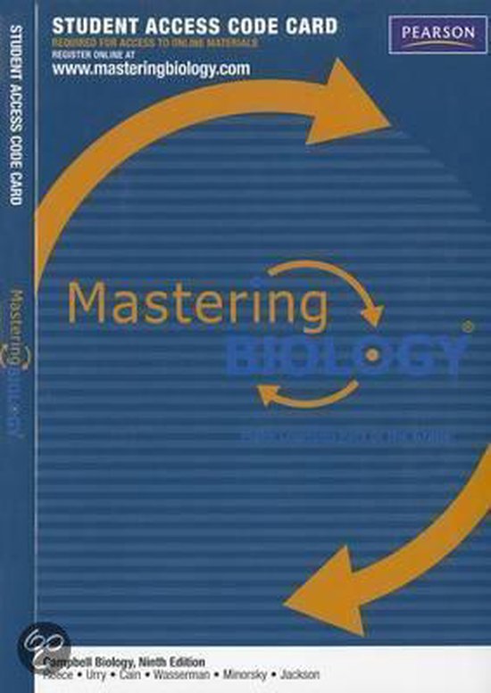 Campell Biology Masteringbiology Access Code | 9780321686527 | Reece ...