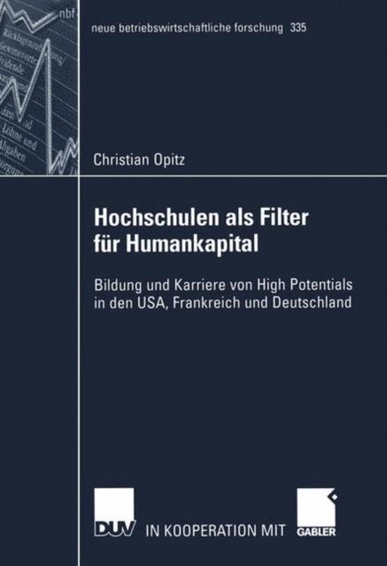 Hochschulen als Filter fur Humankapital | 9783824483273 | Christian ...