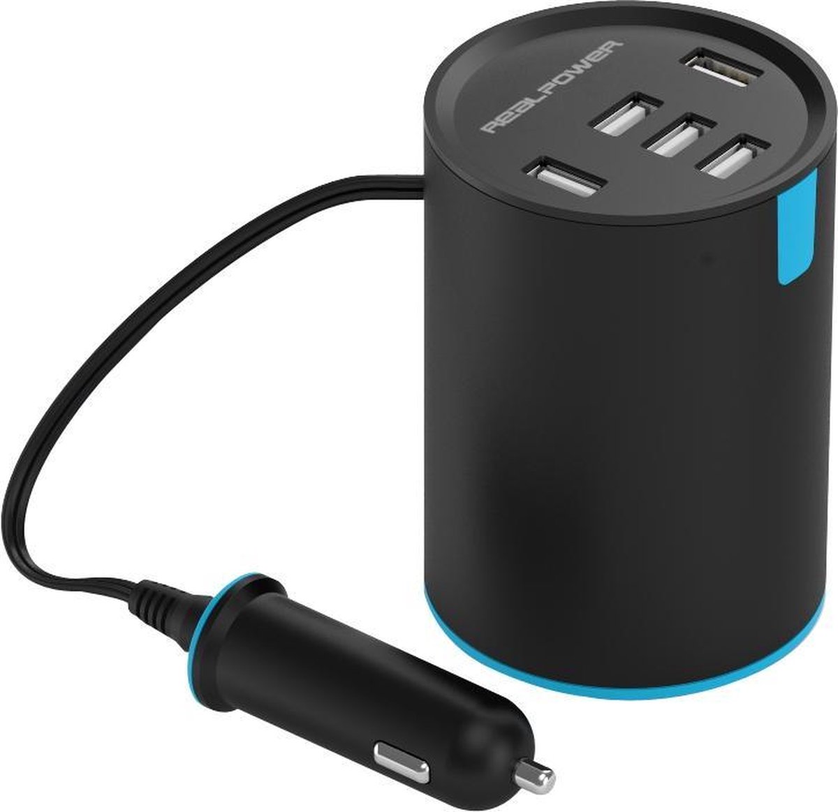 Ultron, RealPower Car Charger Tube 5-Poort USB autolader voor de ...