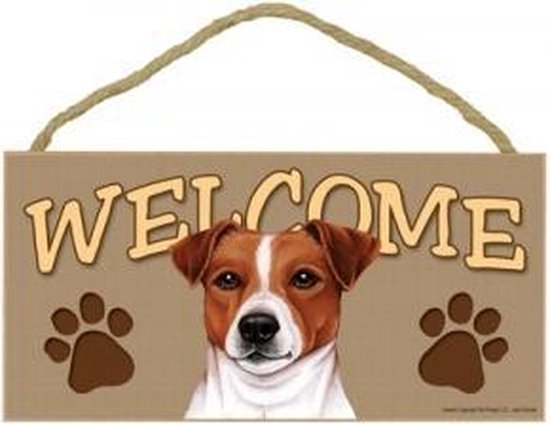 Jack Russel Terrier Welcome bord | bol.com