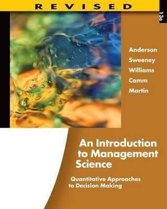 An Introduction to Management Science | bol.com