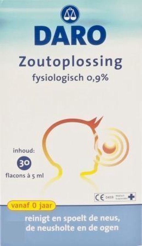 Daro - 30x 5 ml - Fysiologische Zoutoplossing | bol