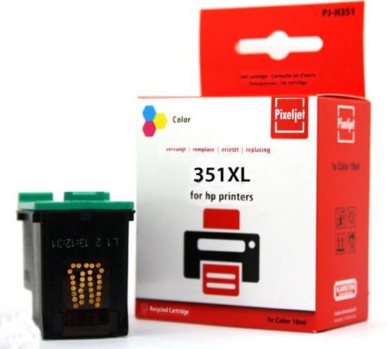 Pixeljet inktcartridge HP 351XL | bol.com