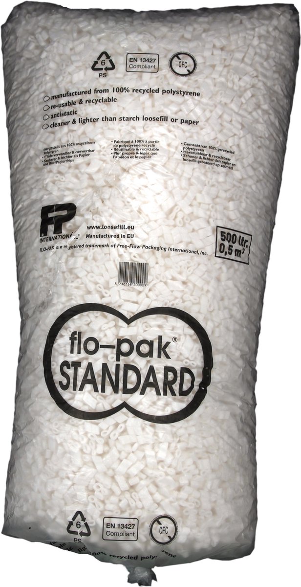 Opvulmateriaal flopack naturel 500 liter | bol.com