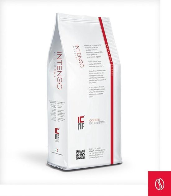 ICAF Intenso premium Italiaanse koffiebonen 1kg. | bol