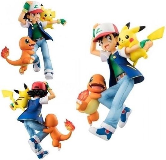 Pokemon Figure Set - Ash Pikachu and Charmander | bol.com
