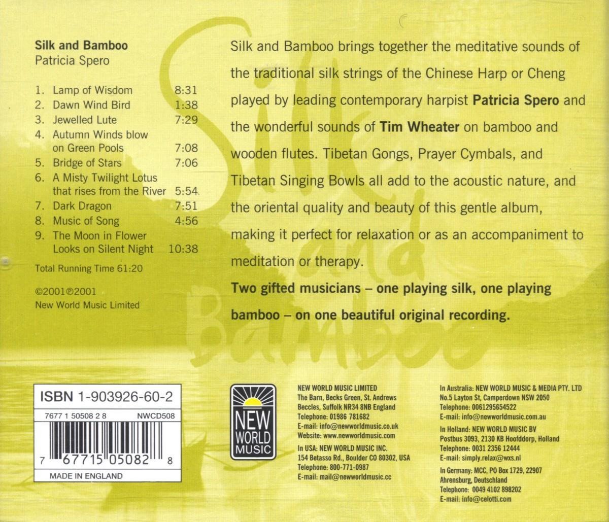 Silk and Bamboo, Patricia Spero | CD (album) | Muziek | bol.com